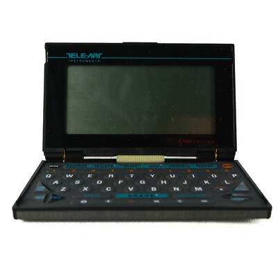 TELE-ART Pocket Data Directory Rolodex Folding Black Calculator LED ...