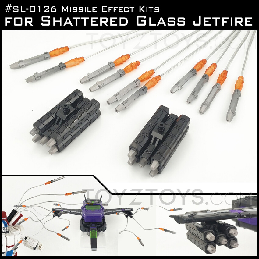 Shockwave Lab Sl-126 Missile Effect Kits For Shattered Glass Jetfire ...