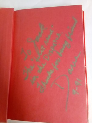 SIGNED R. David Thomas Dave's Way Founder of Wendy's 1991 First Edition ...