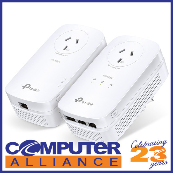 3 Port TP-Link TL-PA8033P KIT Gigabit Ethernet over Power Adapter Kit ...