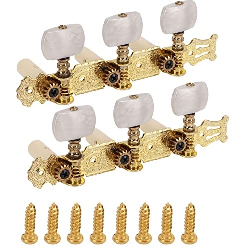 2Pcs Guitar Tuners Machine Head, Classical Guitar String Machine Heads ...
