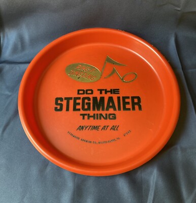VINTAGE RING-A-DING DING DO THE STEGMAIER THING 13" PLASTIC BEER TRAY ...