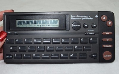 Texas Instruments RR-2 Thesaurus/Spell-Checker Rare TI RARE Works | eBay