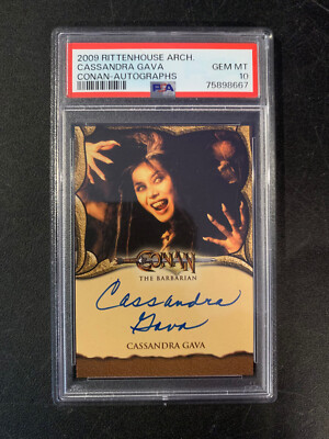 Cassandra Gava Conan the Barbarian Rittenhouse Archive Autograph Card ...