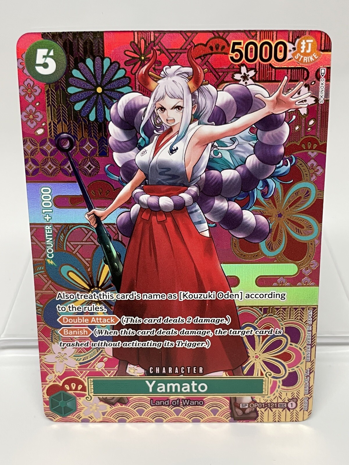 ONE PIECE Card Game - Yamato (SP) OP01-121 Op05 English | eBay