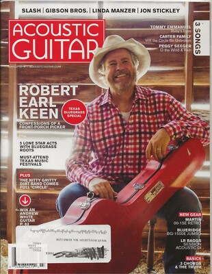 ACOUSTIC GUITAR MAR 2016 ~ ROBERT EARL KEEN/SLASH/NITTY GRITTY DIRT ...