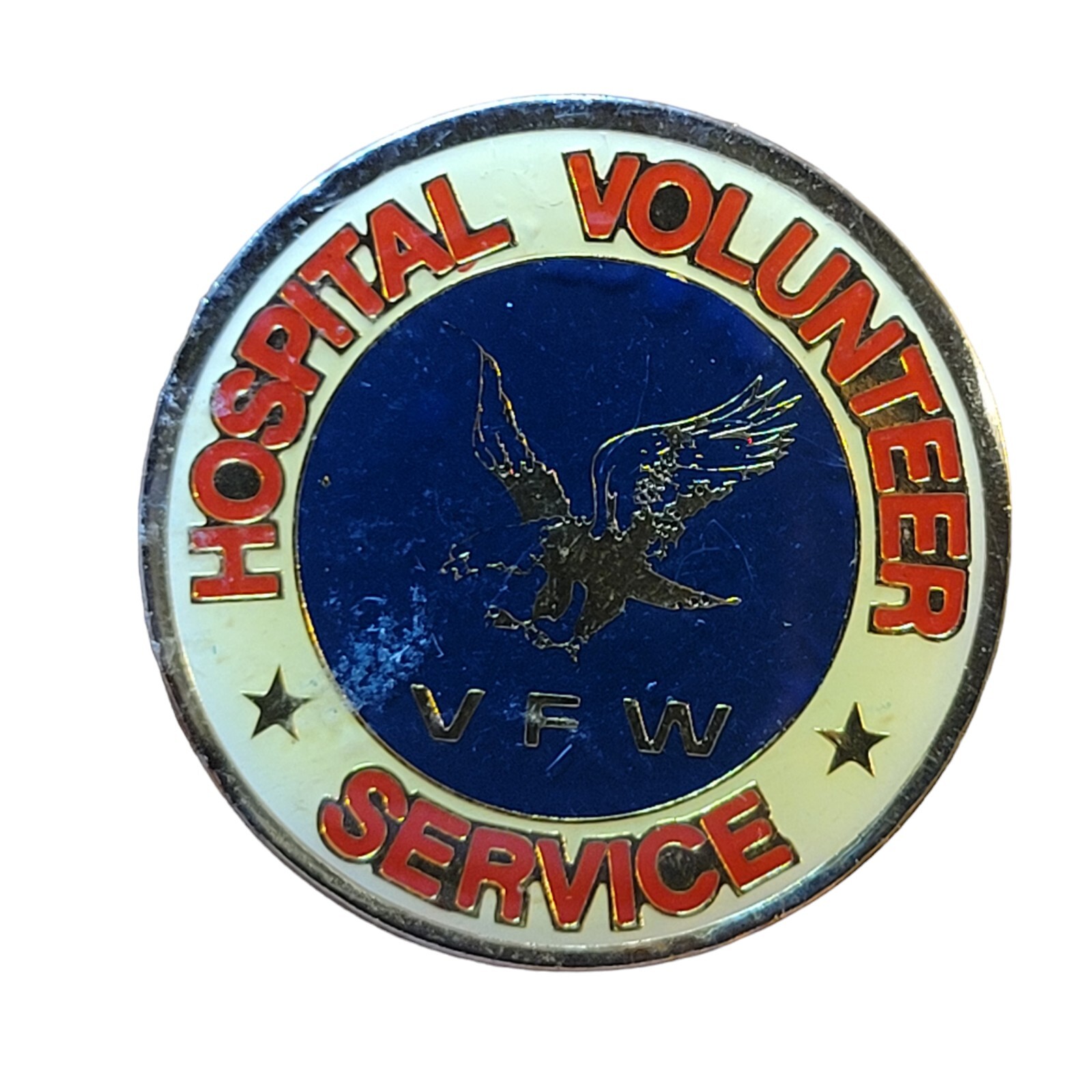 VFW Hospital Volunteer Service Pin | eBay