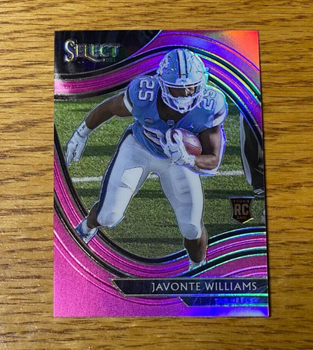 JAVONTE WILLIAMS 2021 Chronicles Draft Picks #274 Select Rookie RC Pink ...