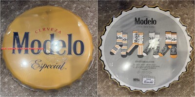 CERVEZA MODELO ESPECIAL BEER - GIANT BOTTLE CAP & SET OF 4 PAIRS OF ...