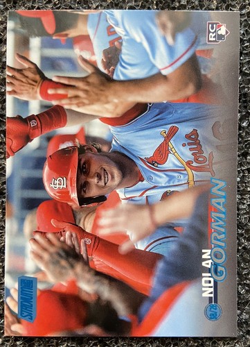 2023 Topps Stadium Club Nolan Gorman #186 Blue /50 RC | eBay