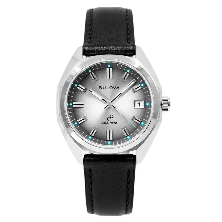 Bulova Classic Jet Star Precisionist 96B414 Sapphire Crystal Gray Dial ...