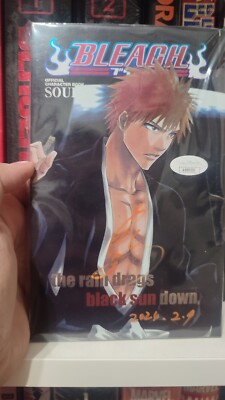 BLEACH Official Character Book Soul Show Hayami (AIZEN JVA) Signed with ...