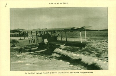 Document ancien avion Goliath escadrille de Bizerte 1925 issu de ...