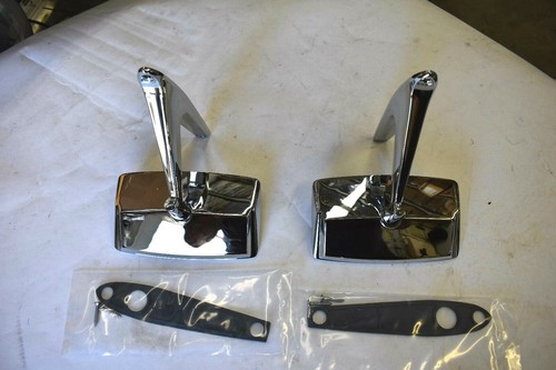 67 68 Ford Mustang 67 68 69 Falcon Fairlane 2 Chrome Outside Rear View ...