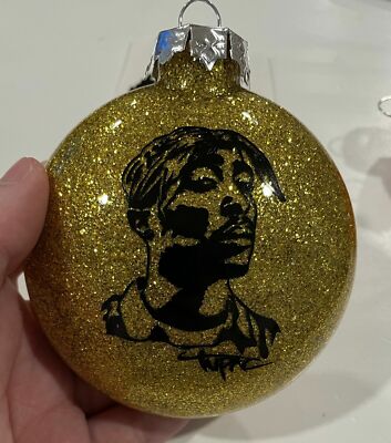 Handmade "Tupac" Christmas Ornament! | eBay