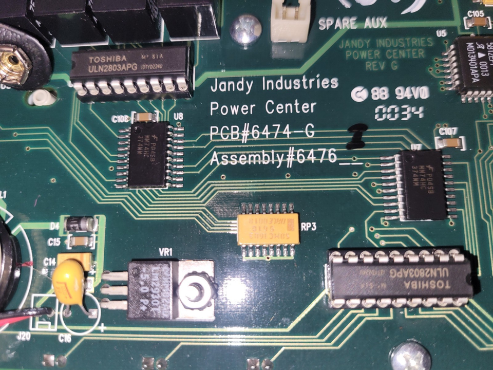 Jandy Aqualink Rs4 Power Center Board 6474-G & control panel 6473-E | eBay