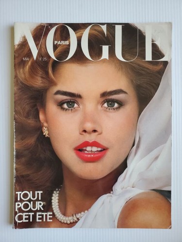 1980 Vogue PARIS Magazine Debbie DICKINSON Gia Carangi Carol Alt BROOKE ...