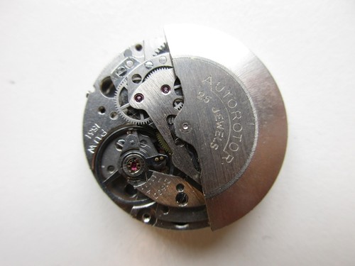 PUW cal. 1561 vintage automatic watch movement - date at 3 - running | eBay