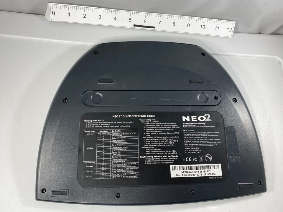 Alphasmart Neo2 Keyboard Word Portable PC Processor NEO2-KB Classroom ...