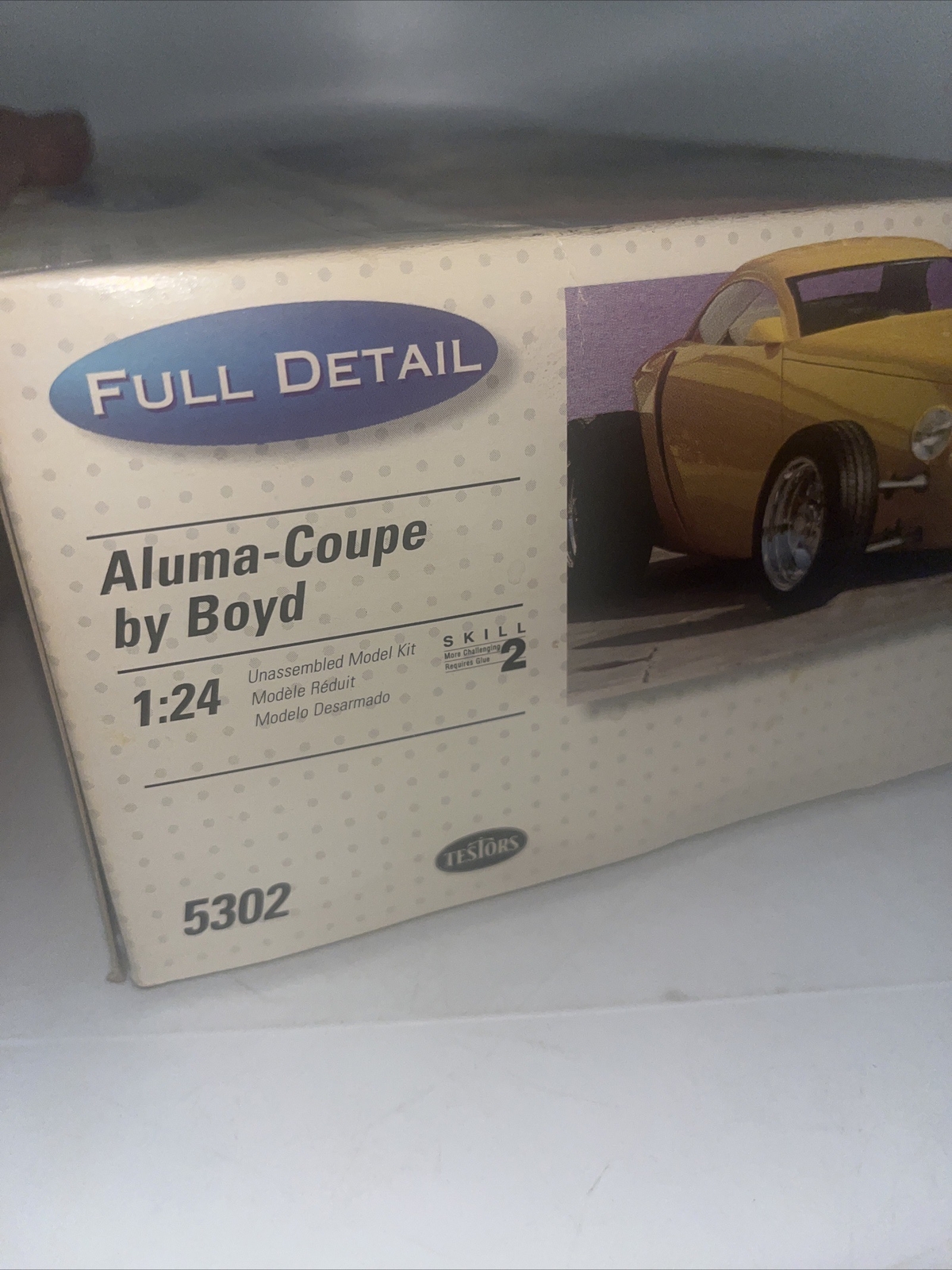 Testors 5302 1/24 Scale Aluma-Coupe by Boyd Plastic Model Kit Open Box ...