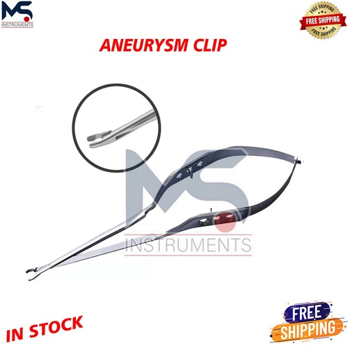 Yasargil Temporary Aneurysm Clip Applier Occlusion Clips Titanium ...