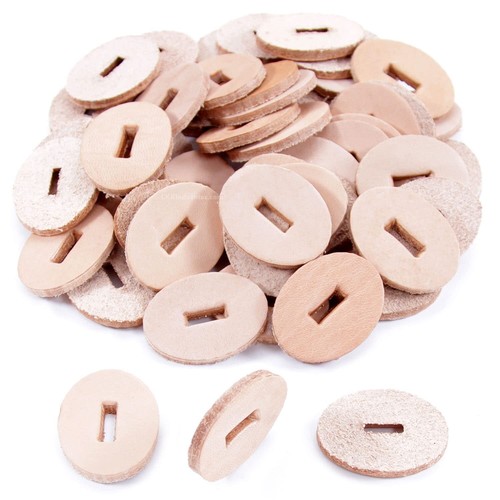 Cowhide Leather Handle Washers - Oval Shape - 1.30 x 1.00 x .125 ...