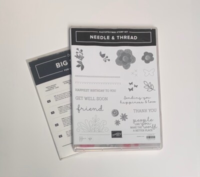 ***FLOWERS*** Stampin' Up! NEEDLE & THREAD Stamp Set & NEEDLEPOINT ...