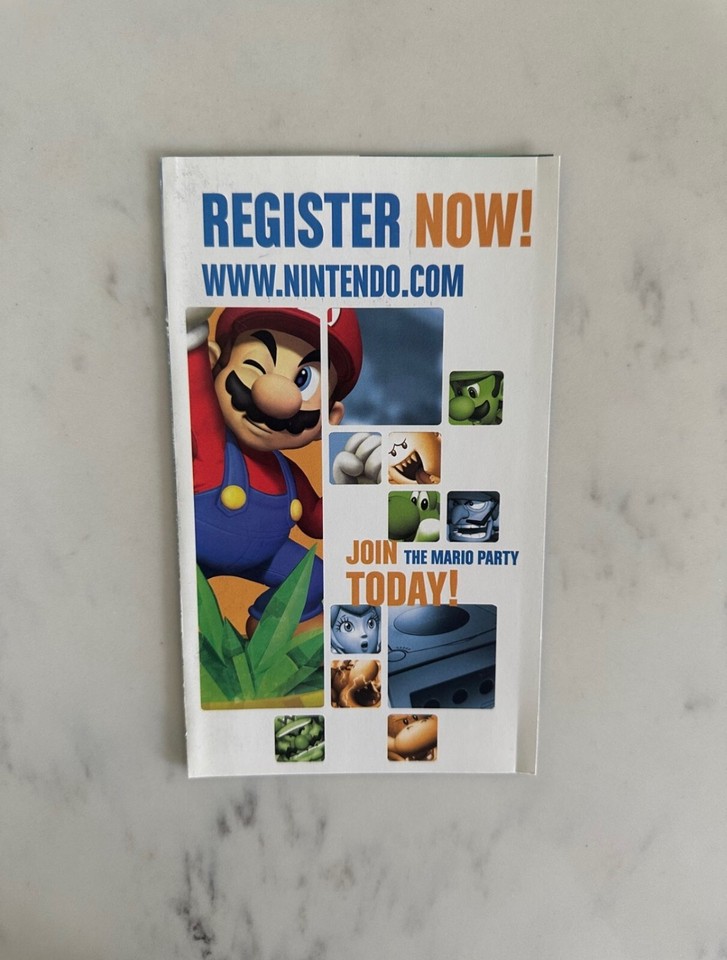 Nintendo GameCube Video Games Inserts *Pick and Choose* | eBay