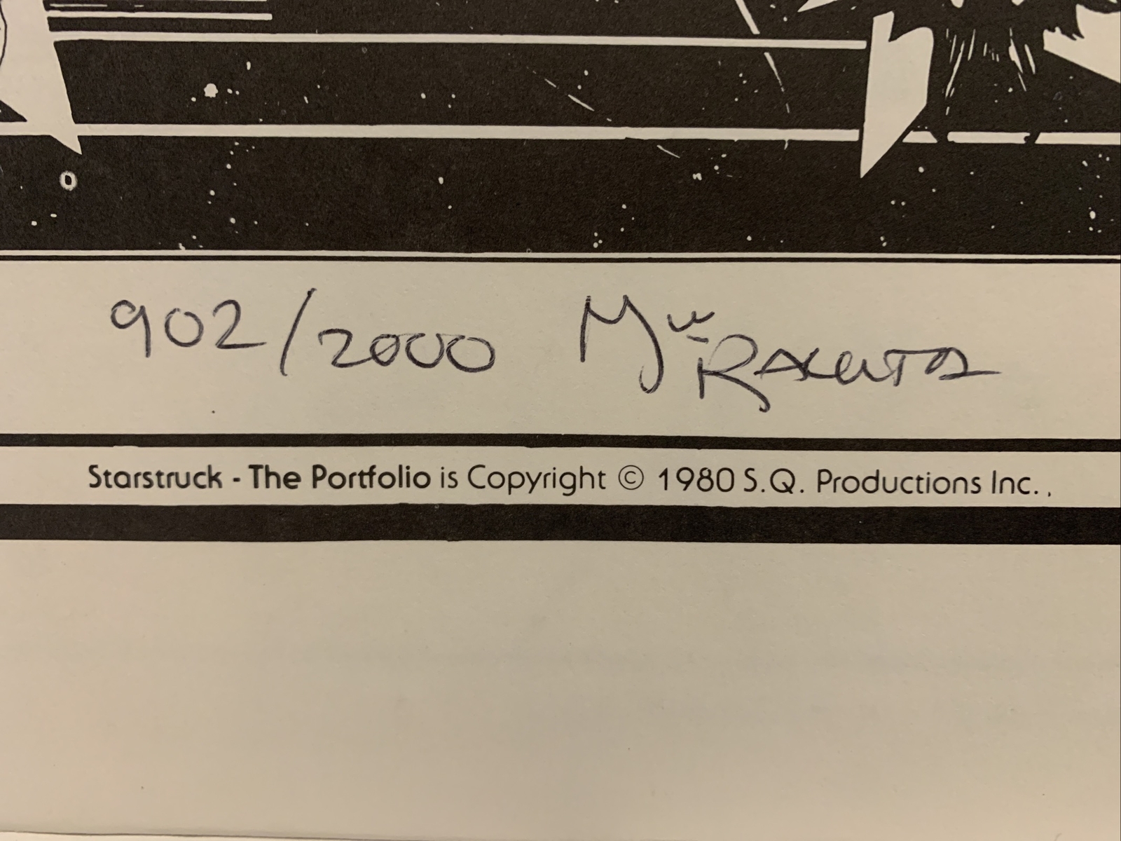 Starstruck Limited Edition 902/2000 Signed Mw Kaluta 1980-6 Plate ...