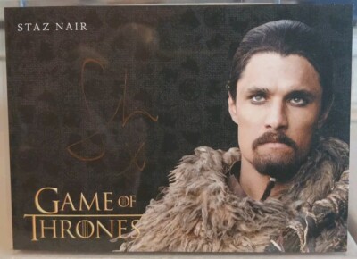 Game Of Thrones Complete Series Staz Nair Autograph Card as Qhono 2020 ...
