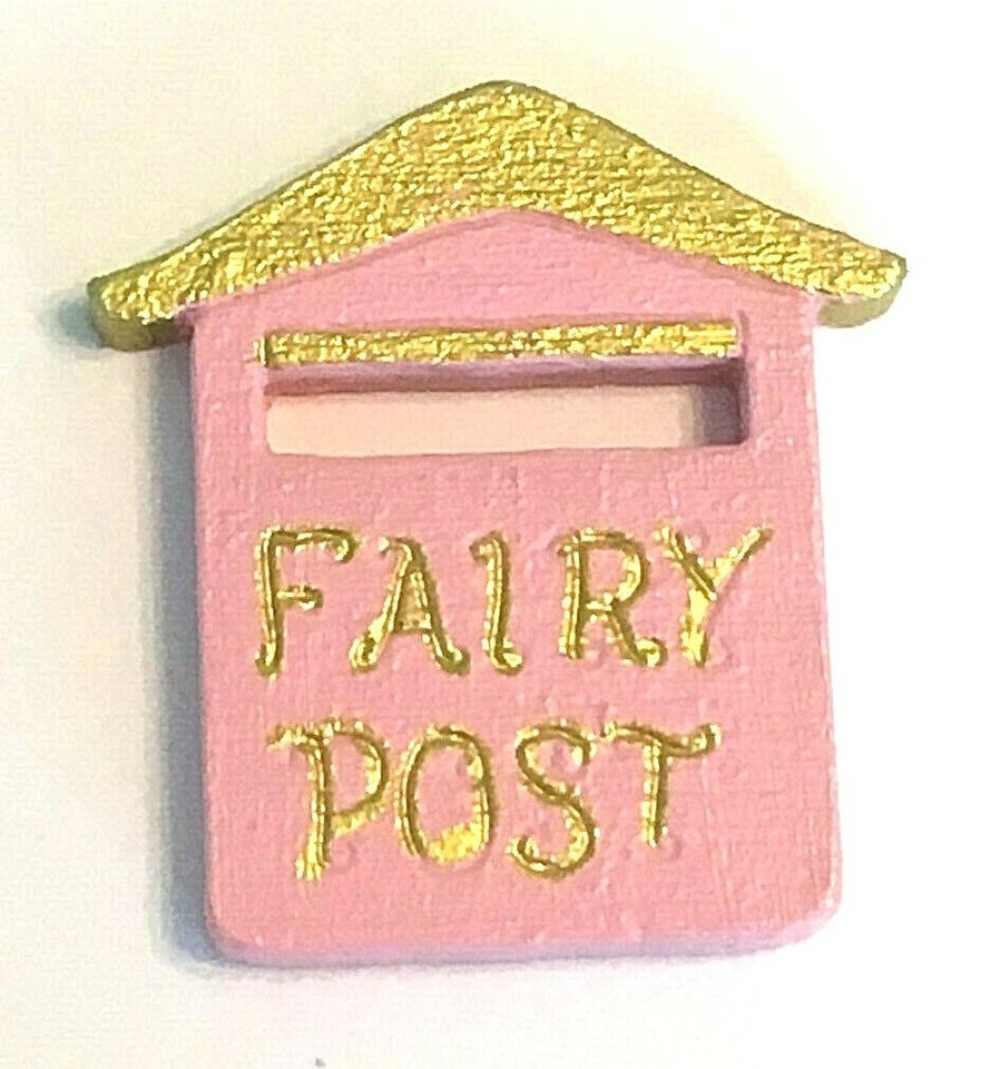 Wooden Fairy Post Postbox - Fairy Door Accessory - Fairy Garden | eBay UK