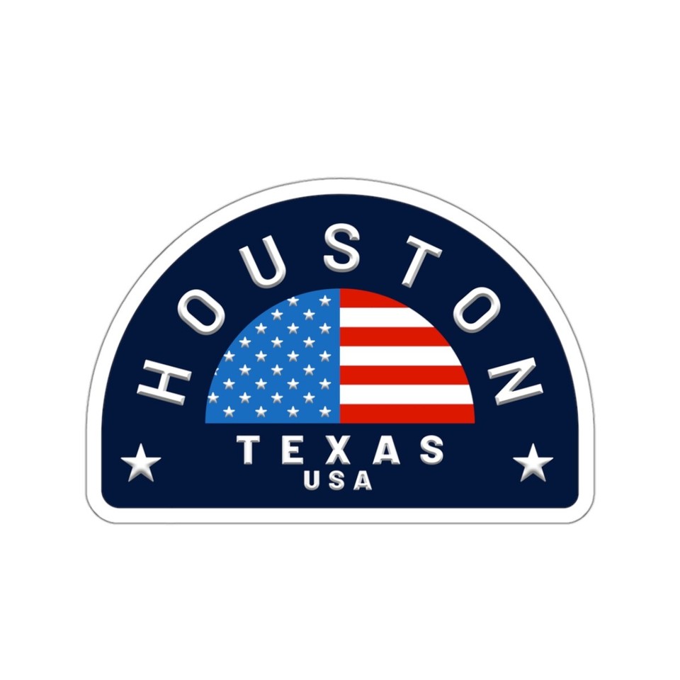Houston, Texas, Kiss-Cut Stickers, Free Shipping. | eBay