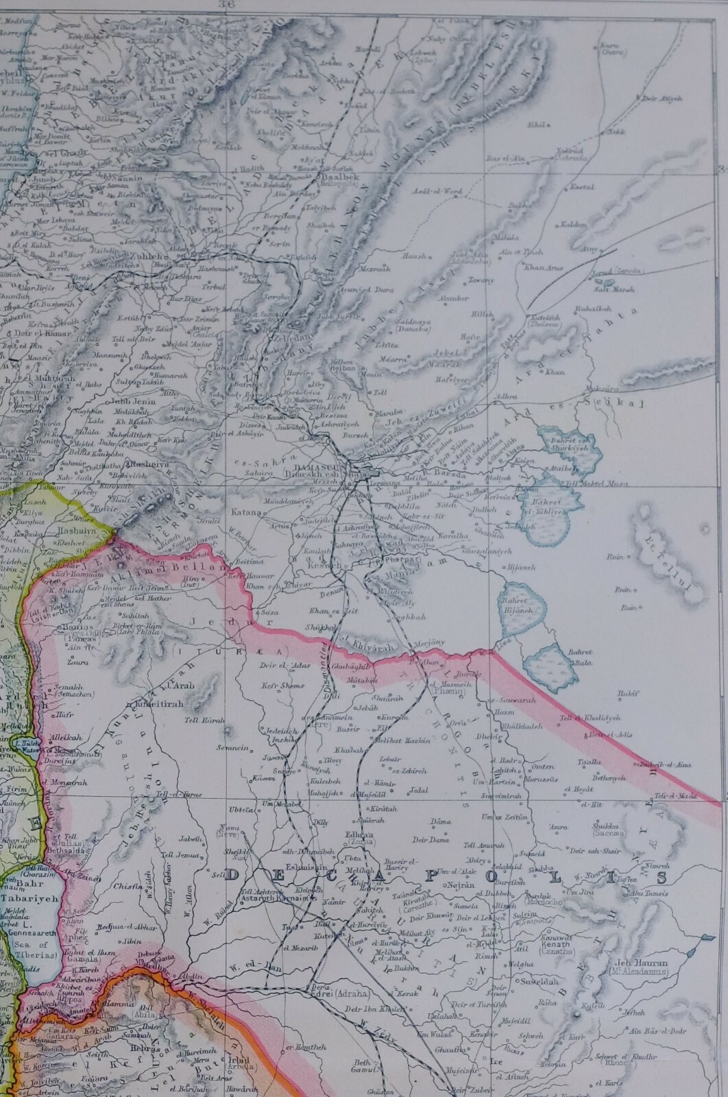 1919 MAP PALESTINE PLAN OF JERUSALEM MORIAH SAMARIA JUDAEA PERAEA | eBay UK