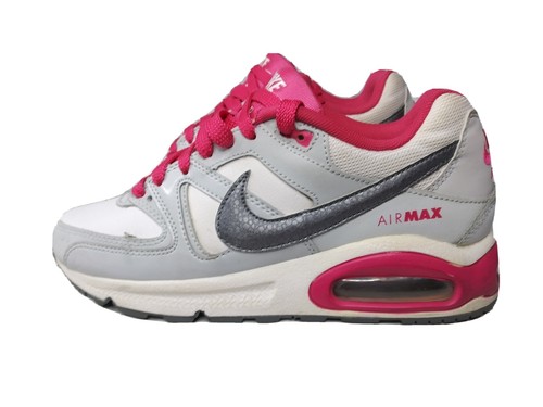 Nike Gradeschool Air Max Command (GS) White Grey Pink 407626-111 Size 5 ...