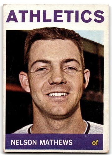 1964 Topps Nelson Mathews Baseball Cards #366 | eBay