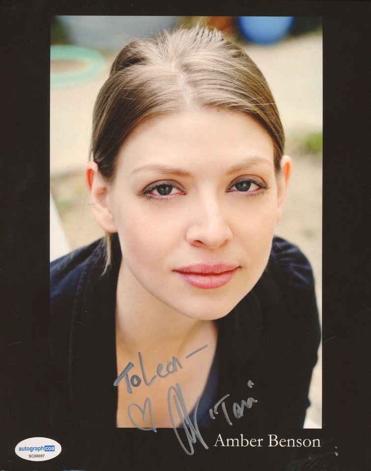 Amber Benson "Buffy the Vampire Slayer" SIGNED 'Tara' 8x10 Photo 'To ...