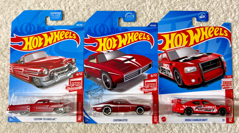 HOT WHEELS RED EDITION LOT OF 23 ALL DIFFERENT **NEW** | eBay