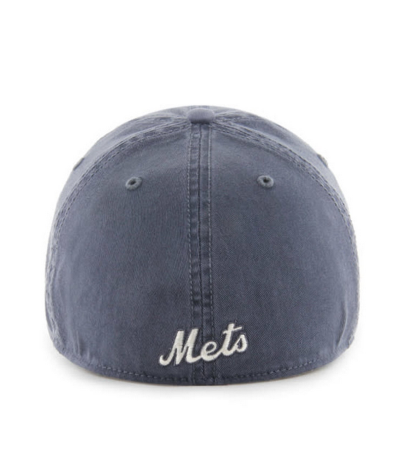 New York Mets '47 Brand Vintage Navy Blue Fitted Franchise Hat | eBay