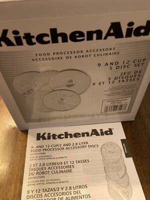 KitchenAid food processor accessories five disc set new | eBay