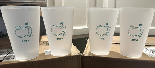 SET OF (4) NEW 2024 THE MASTERS CUPS- 20 OZ SIZE READY TO SHIP AUGUSTA ...