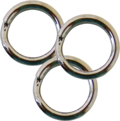 Owner Heavy Duty Stainless Steel Hyper Wire Split Ring #2 37 lb 16/Pack ...
