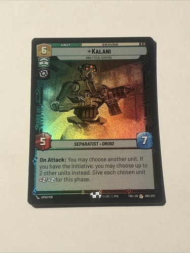 Kalani Analytical General (Star Wars Unlimited - Twilight of the ...