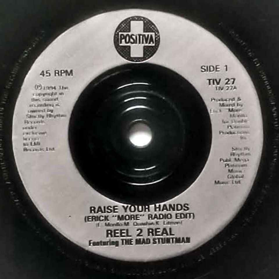 Reel 2 Real - Raise Your Hands / The Reel 2 Real Megamix [7" 45] UK ...