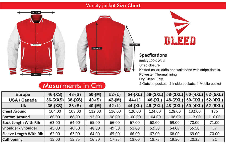 New Varsity Letterman Jacket Black Wool & Black Leather Sleeves Varsity Jacket | eBay