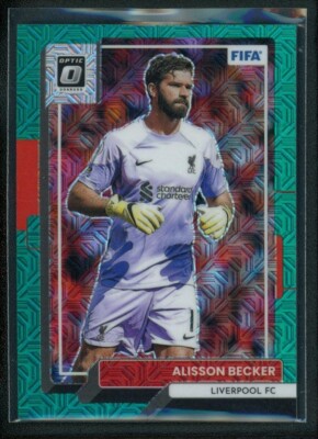 2022-23 ALISSON BECKER 34/49 PANINI DONRUSS OPTIC MOJO TEAL FIFA | eBay