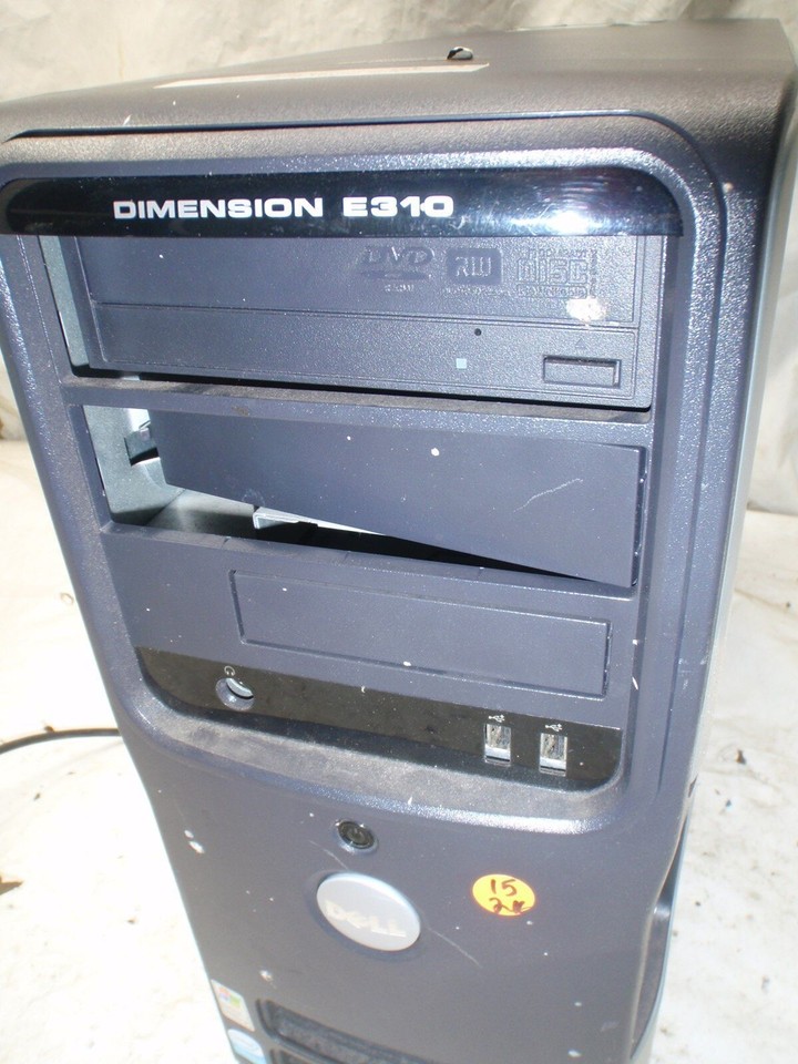 Dell Dimension E310 Desktop Computer Mdl DCSM w Windows XP Media Center 2005 COA | eBay