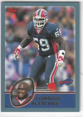2003 Topps #235 London Fletcher Buffalo Bills John Carroll | eBay