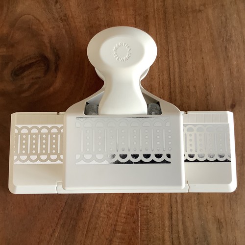MARTHA STEWART Crafts Double Edge Punch Linked Trim Mint A+ | eBay