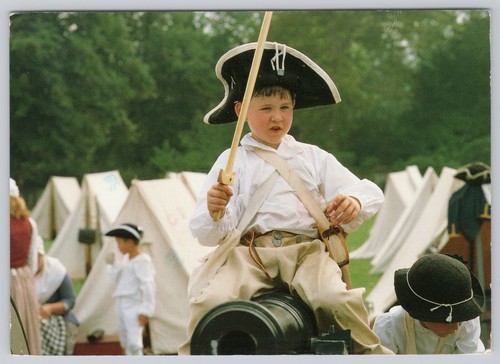Postcard Publick Times Colonial Williamsburg Virginia Boy Soldier | eBay