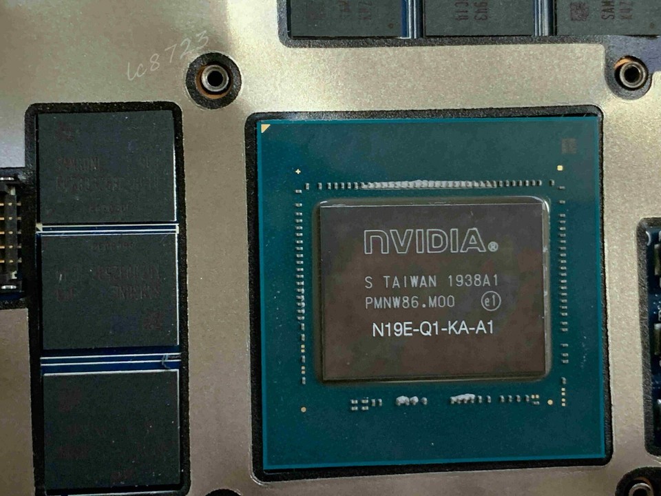 Dell Precision 7530 7540 Graphics Video Nvidia Quadro RTX 3000 6GB N19E ...